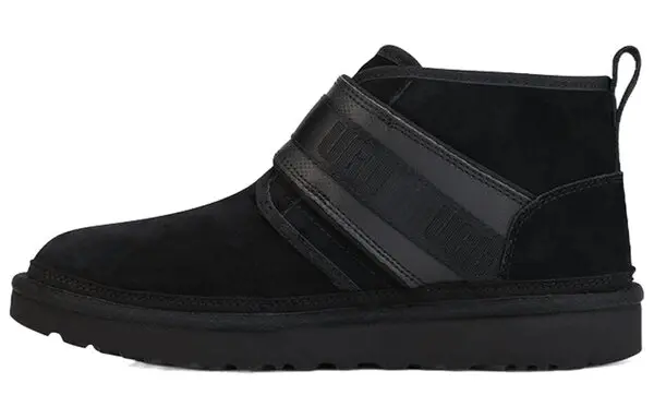 UGG Neumel Buckle Ankle Boots - Black