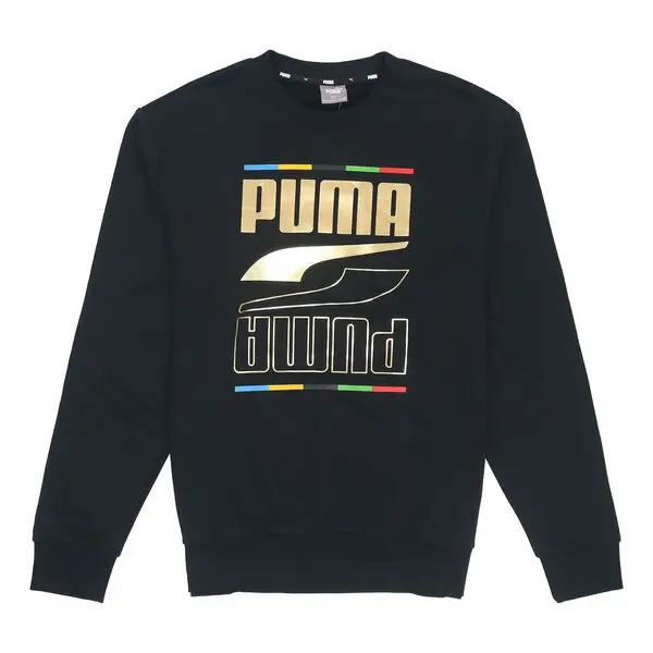 PUMA Graphic Crewneck Sweatshirt - Black