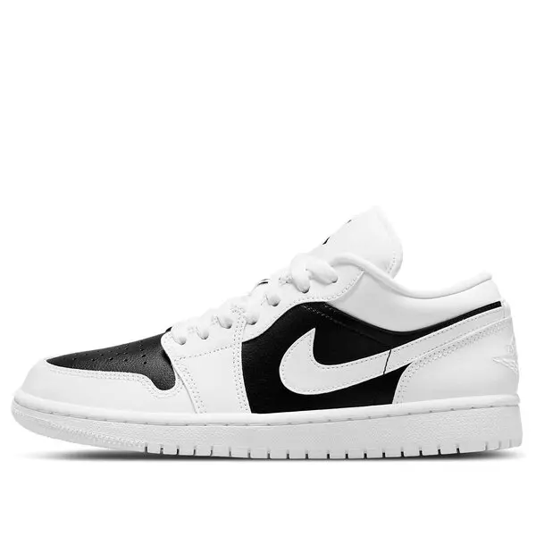 JORDAN 1 Low "white Panda" Sneakers - White/black