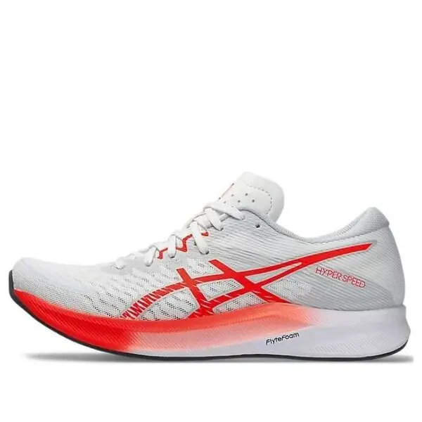 Asics Hyper Speed 3 Athletic Sneakers - White/sunrise Red