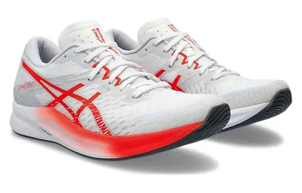 Asics Hyper Speed 3 Athletic Sneakers - White/sunrise Red