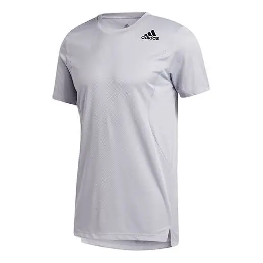 Adidas Training Short Sleeve Tee - Light Gray