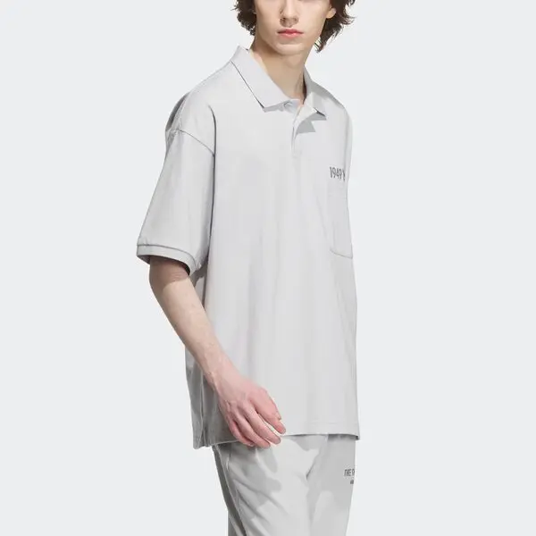 Adidas Verbiage Polo Shirt - Grey
