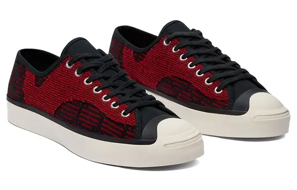 CONVERSE Jack Purcell Rally Patchwork Sneakers - Red