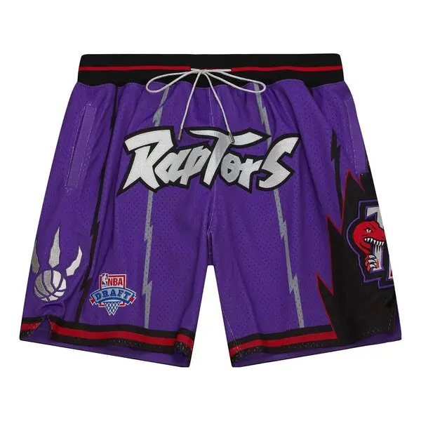 Mitchell & Ness X Just Don Hardwood Classics Toronto Raptors 1995 Shorts - Purple
