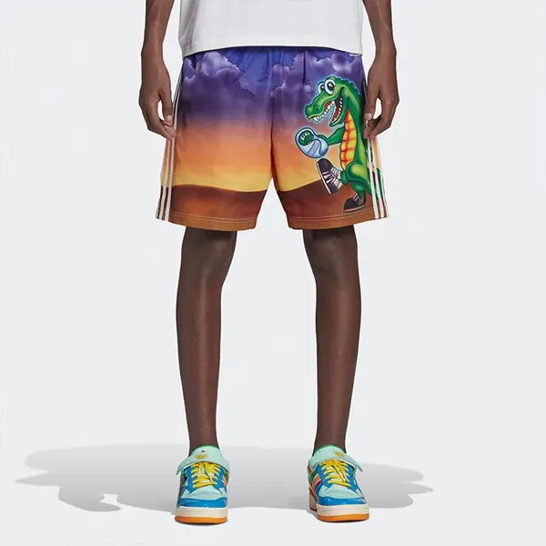 Adidas Originals X Kerwin Frost Graphic Print Sports Shorts