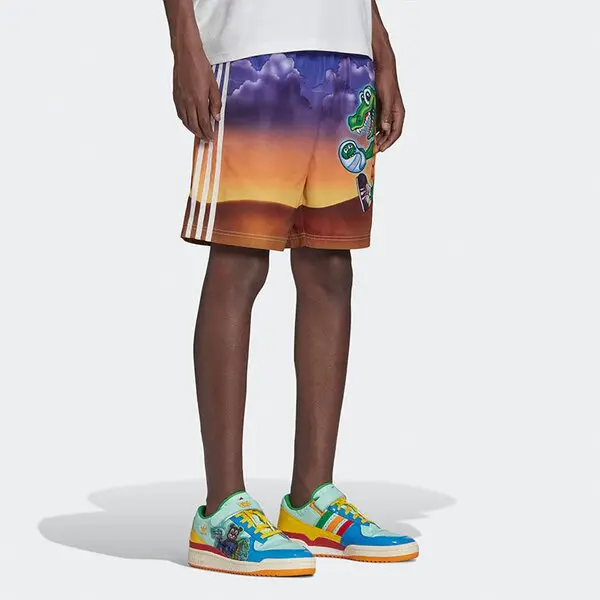 Adidas Originals X Kerwin Frost Graphic Print Sports Shorts