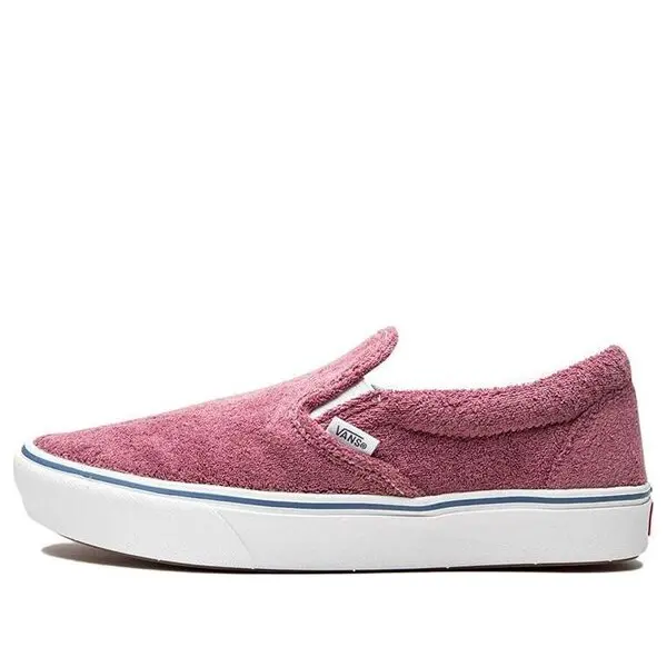VANS Comfycush Slip-on Terry Low Top Sneakers - Pink/white