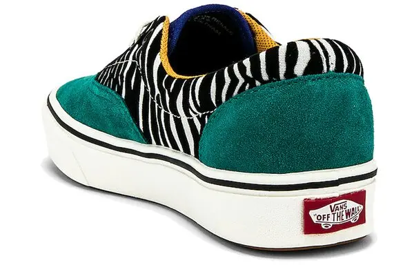 VANS Comfycush Era Zebra Print Sneakers - Tidepool