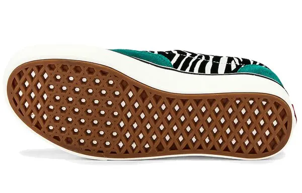 VANS Comfycush Era Zebra Print Sneakers - Tidepool
