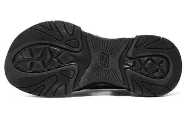Sketchers Stamina V3 Athletic Sandals - Black