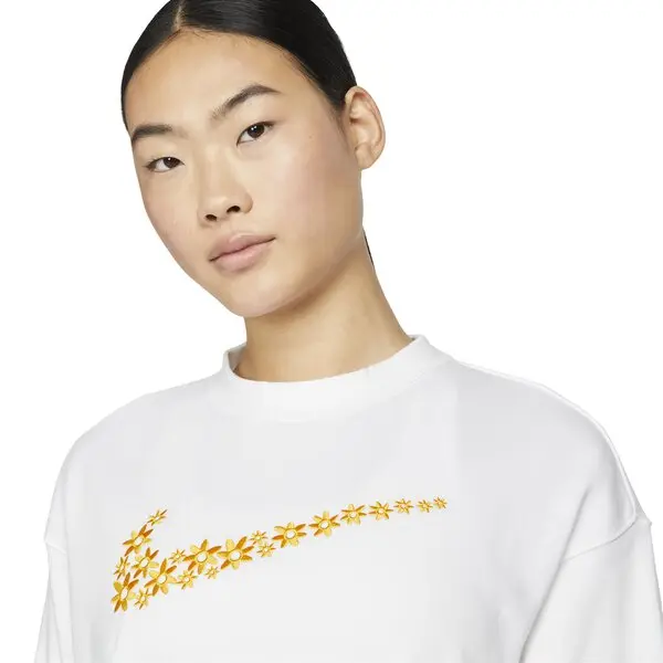 Nike Floral Logo Crewneck Pullover
