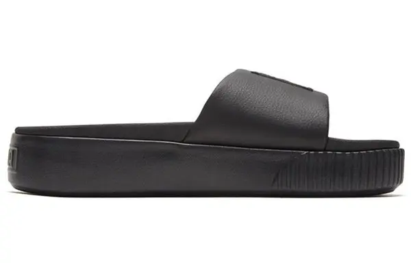 PUMA Platform Slide Sandals - Black