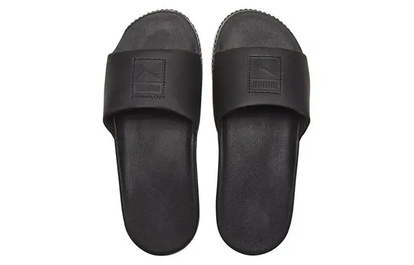 PUMA Platform Slide Sandals - Black