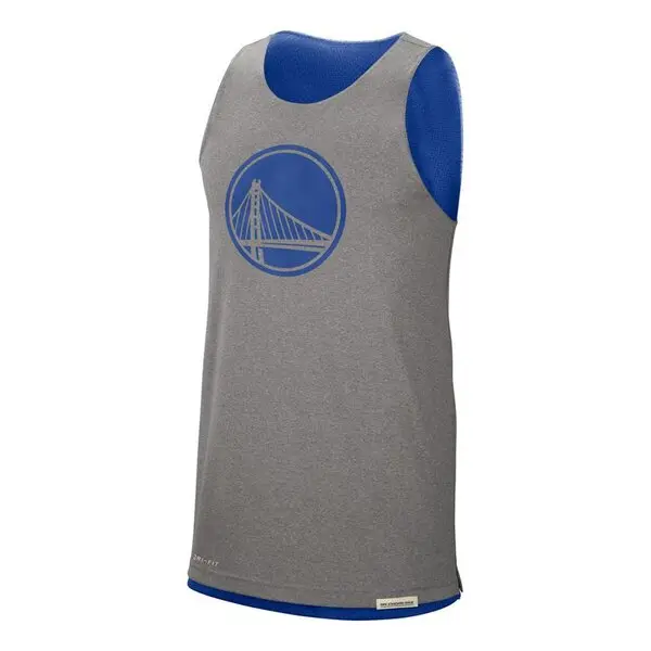Nike Golden State Warriors Standard Issue Basketball Jersey - Grey