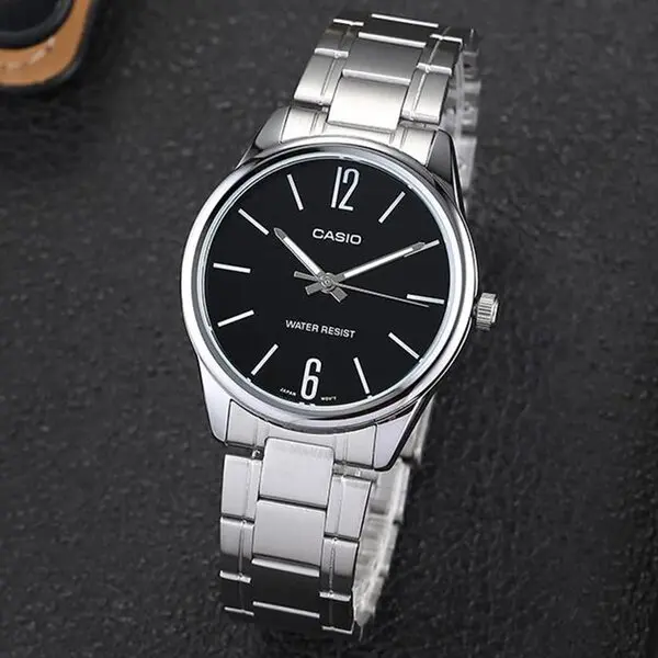 Casio Quartz Stainless Steel Analog Watch - Silver