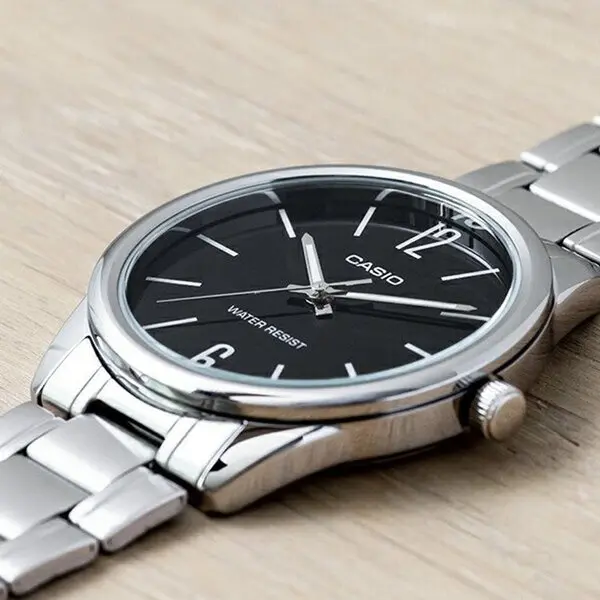 Casio Quartz Stainless Steel Analog Watch - Silver