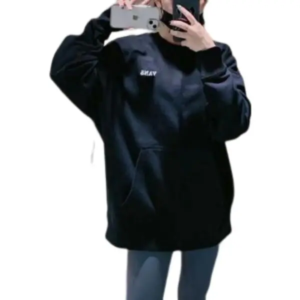 VANS Embroidered Logo Splicing Pullover