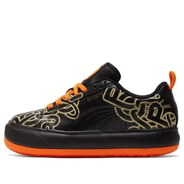 PUMA Pronounce X Suede Mayu "black Orange - Black/orange