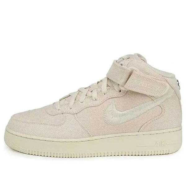 Nike X Stussy Air Force 1 Mid 'fossil
