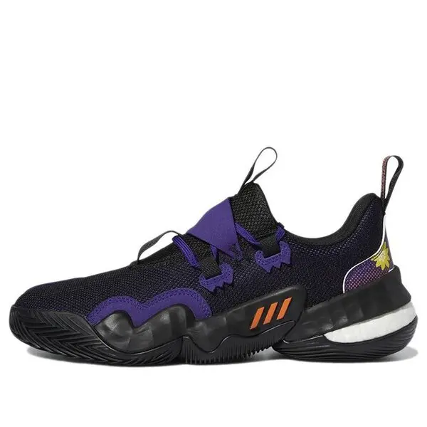 Adidas Trae Young 1 Basketball Sneakers - Black/purple