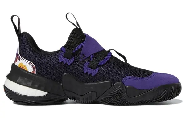 Adidas Trae Young 1 Basketball Sneakers - Black/purple