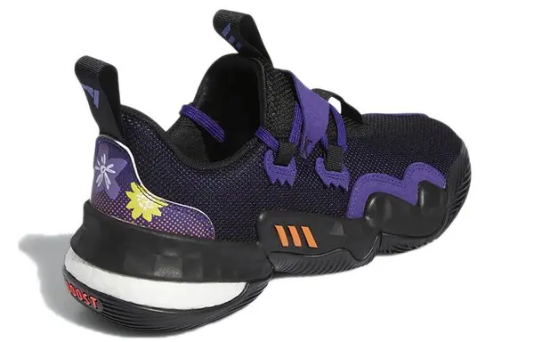 Adidas Trae Young 1 Basketball Sneakers - Black/purple