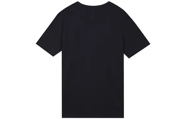 Nike Alphabet Logo Printing Round Neck Short Sleeve - Black