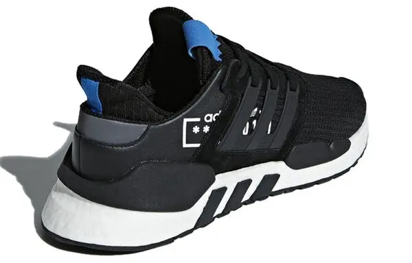Adidas Eqt Support 91/18 "alphatype" Sneakers - Cblack/cblack/blubir
