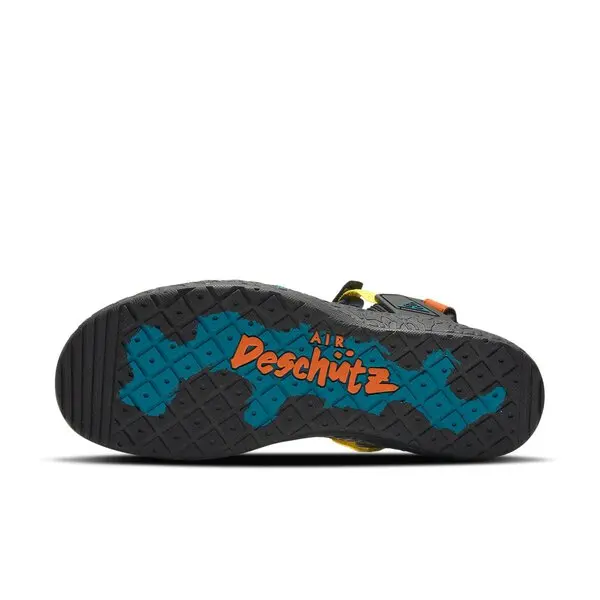Nike Air Deschutz Sandals - Black/blue/yellow