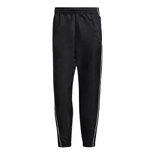 Adidas Originals Blue Version Series Side Zipper Sports Long Pants - Black