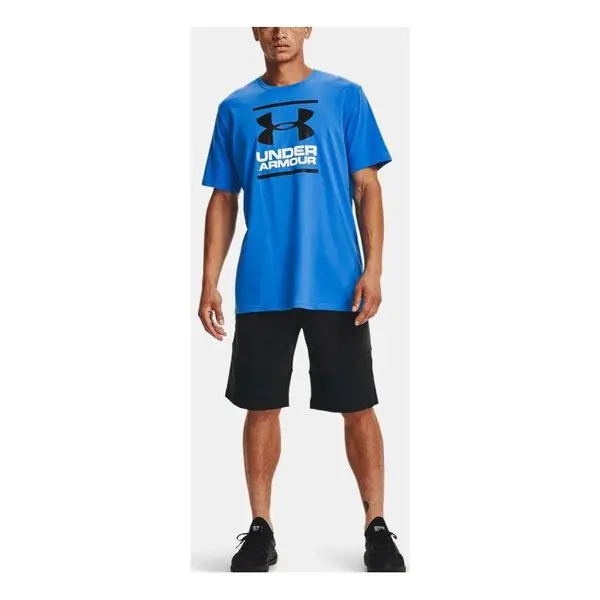 Under Armour Gl Foundation Casual Round Neck Sports Breathable Short Sleeve - Blue