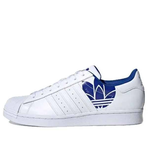 Adidas Superstar Trefoil Print Royal - Blue