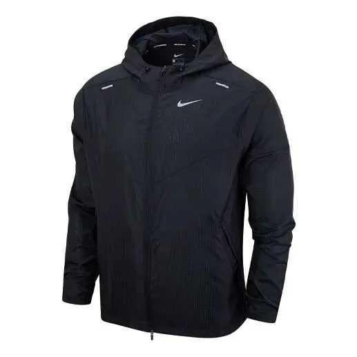 Nike Windrunner Woven Reflective Jacket - Black