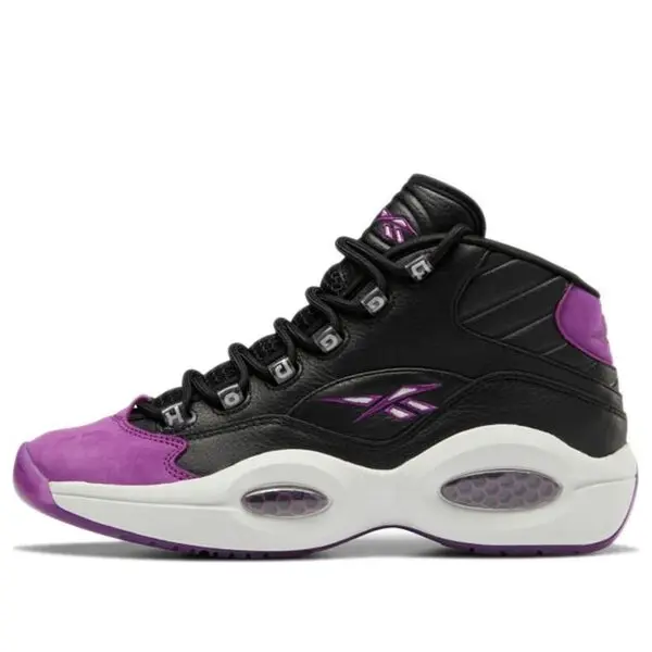 REEBOK Question Mid Sneakers - Black/purple