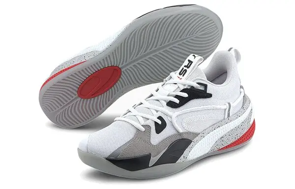 PUMA J. Cole Rs-dreamer "concrete Jungle" Basketball Sneakers - White/gray/black