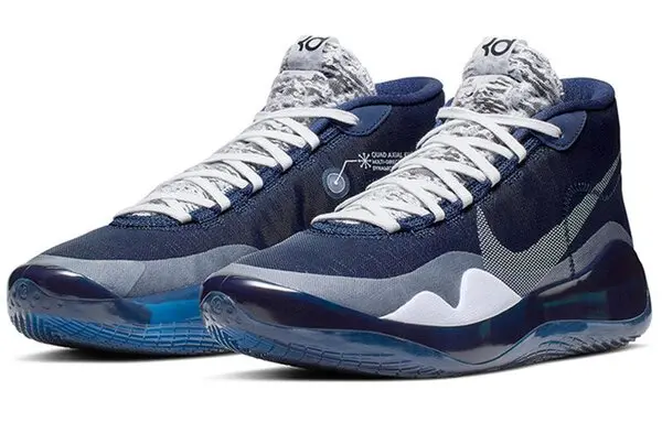 Nike Kd 12 Tb Basketball Sneakers - Midnight Blue