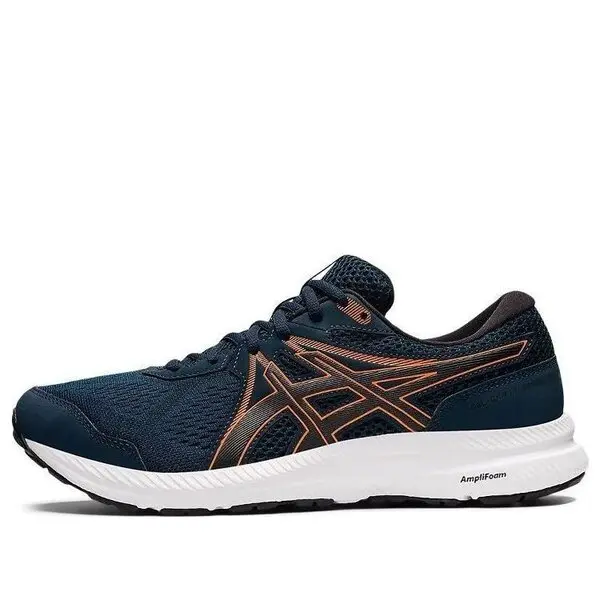 Asics Gel-contend 7 Low Top Athletic Sneakers - Dark Blue