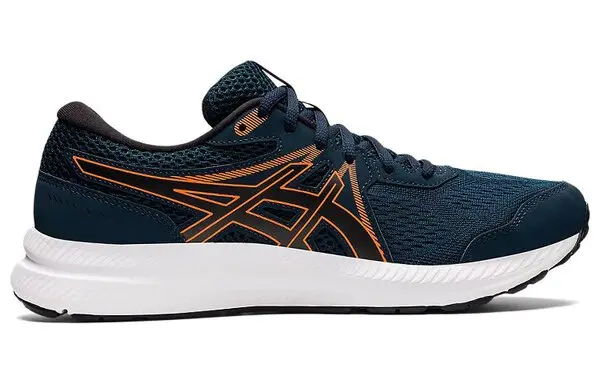 Asics Gel-contend 7 Low Top Athletic Sneakers - Dark Blue