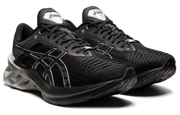 Asics Novablast Low Top Athletic Sneakers - Black
