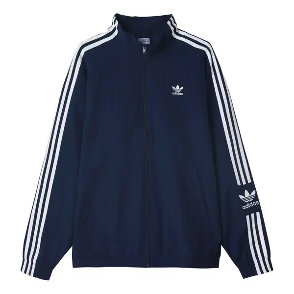 Adidas Originals Zip Up Stand Collar Track Jacket With Logo - Default Colorway