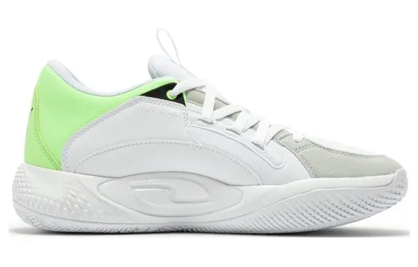 PUMA Court Rider Chaos Sneakers - White/fizzy Lime