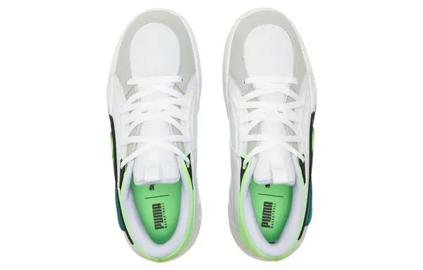 PUMA Court Rider Chaos Sneakers - White/fizzy Lime