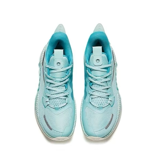 ANTA Shock Wave 5 Team Basketball Shoes - White/blue