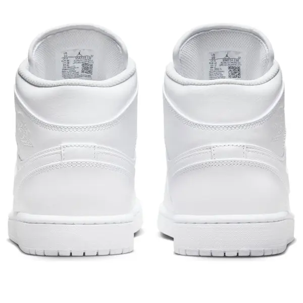 JORDAN 1 Mid "triple " Sneakers - White