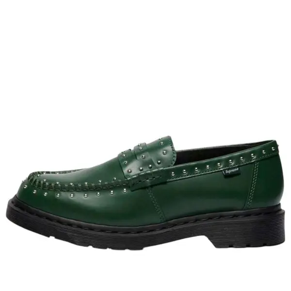 Dr. Martens X Supreme Studded Loafer - Green