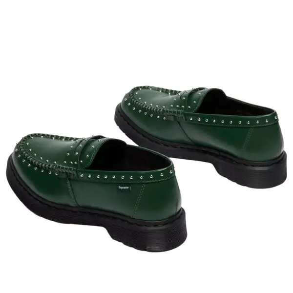 Dr. Martens X Supreme Studded Loafer - Green