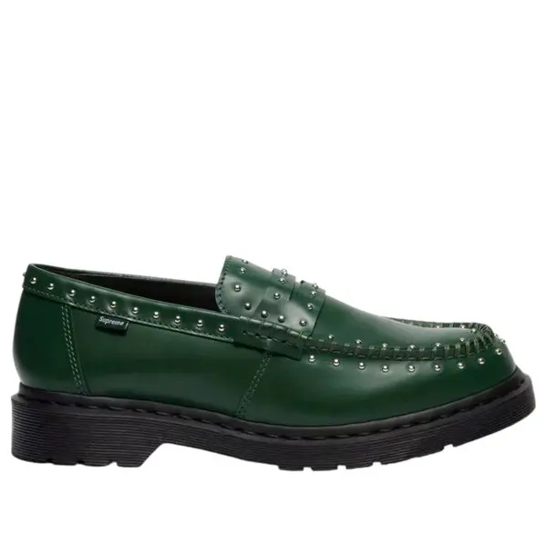 Dr. Martens X Supreme Studded Loafer - Green