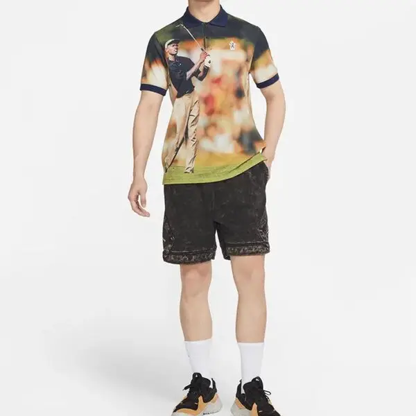 Nike Jordan Essentials Acid Wash Logo Print Shorts
