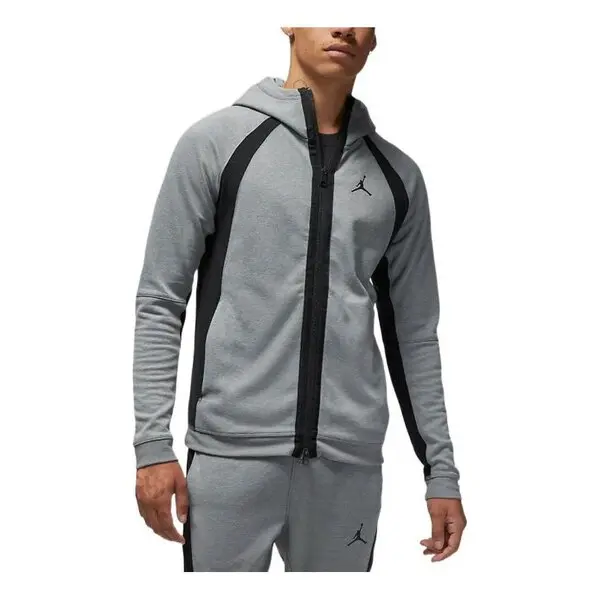 JORDAN Dri-fit Sport Air Full-zip Hoodie 'grey